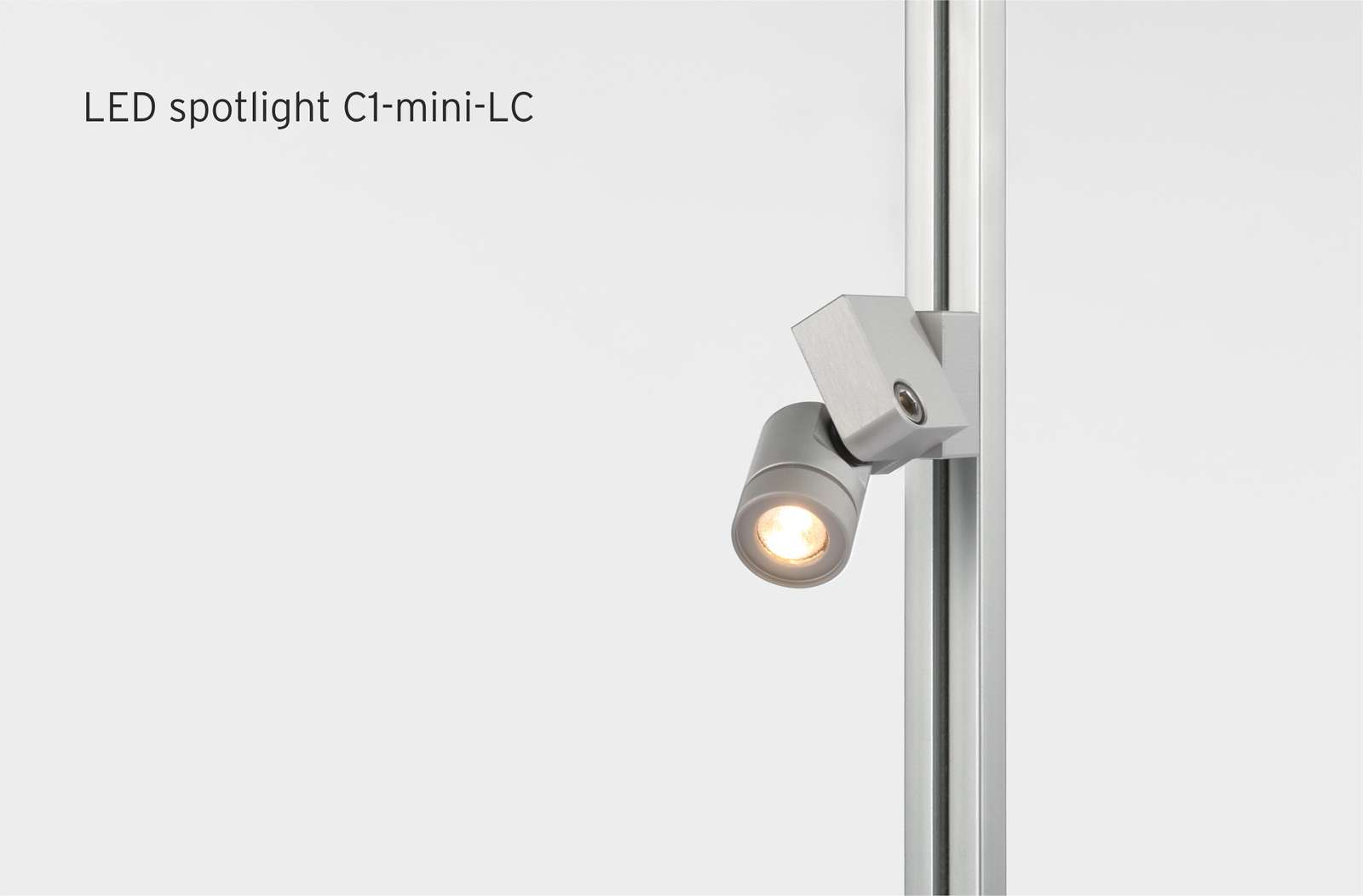 Showcases Lighting System - dimmable LED spots